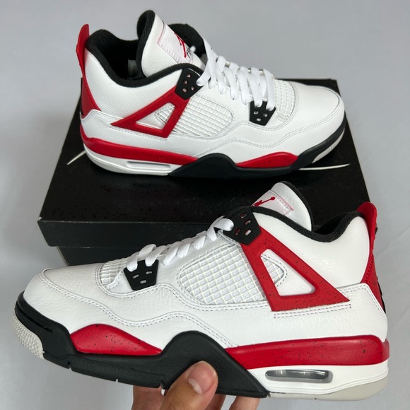 Jordan | Shoes | Air Jordan 4 Retro Red Cement | Poshmark